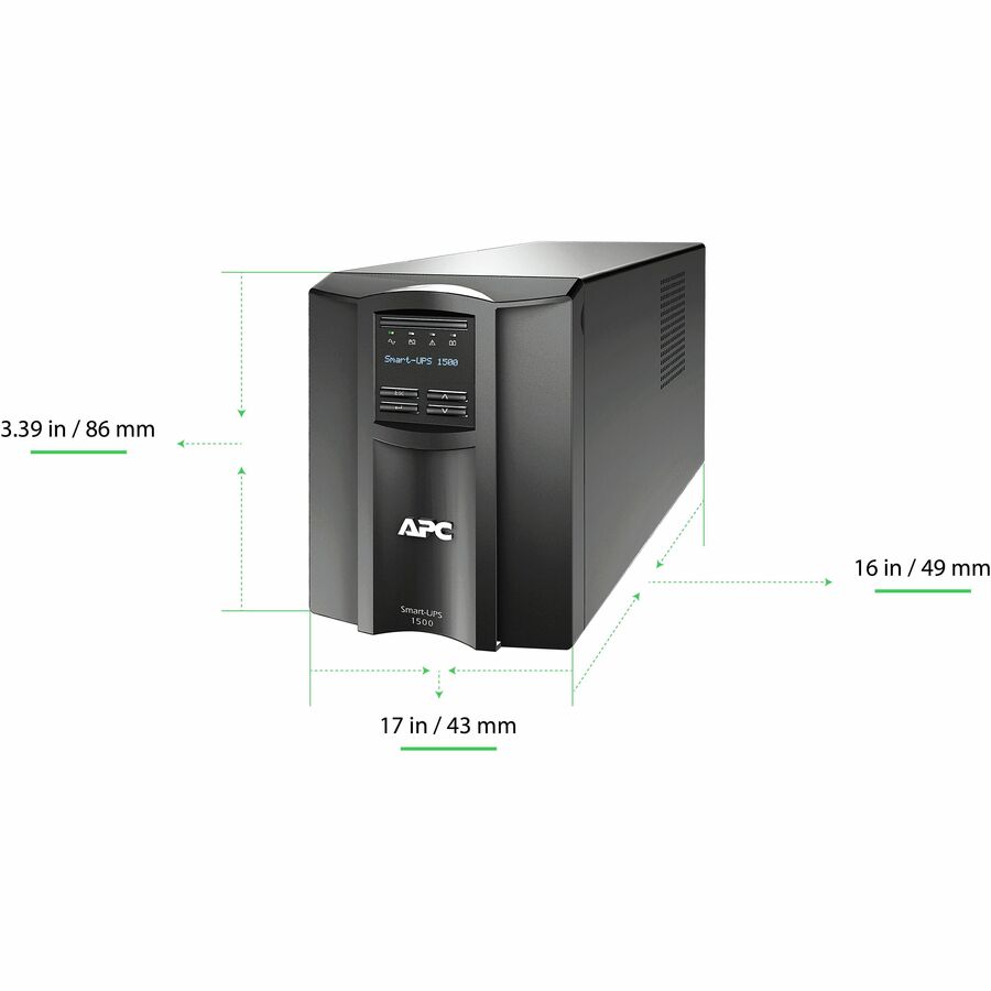 APC Smart-UPS, Line Interactive, 1500VA, Tower, 120V, 8x NEMA 5-15R ou – Wamatek