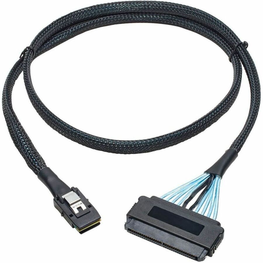Eaton Tripp Lite Series Internal SAS Cable, mini-SAS (SFF-8087) to 4-in ...