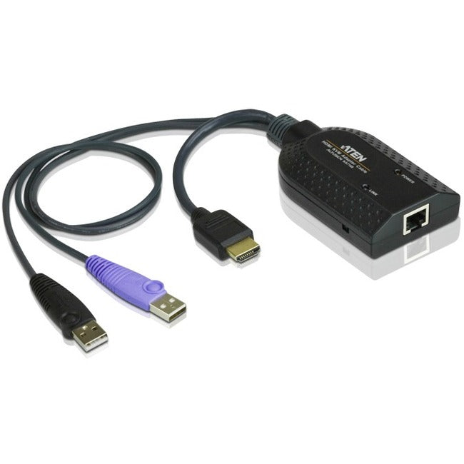 ATEN HDMI USB Virtual Media KVM Adapter Cable with Smart Card Reader ...