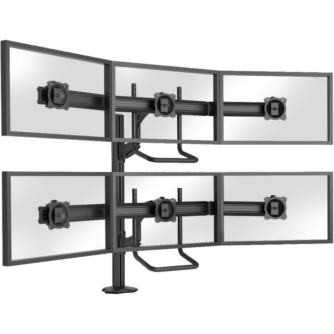 Chief Kontour 3x2 Display Monitor Mount - For Displays 10-24" - Black ...