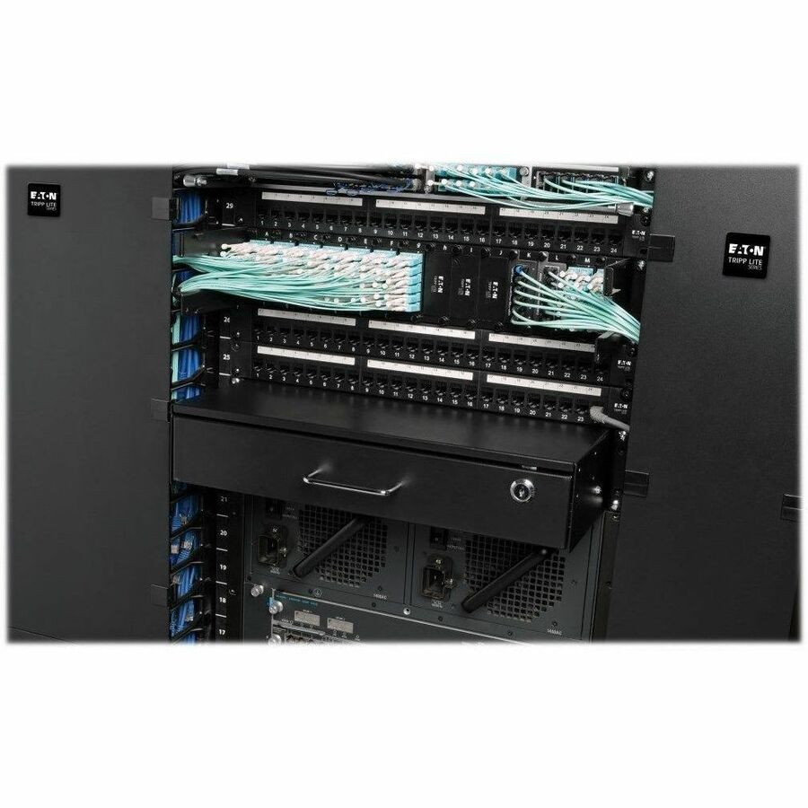 Eaton Tripp Lite Series SmartRack 2U Locking Rack-Mount Storage Drawer ...