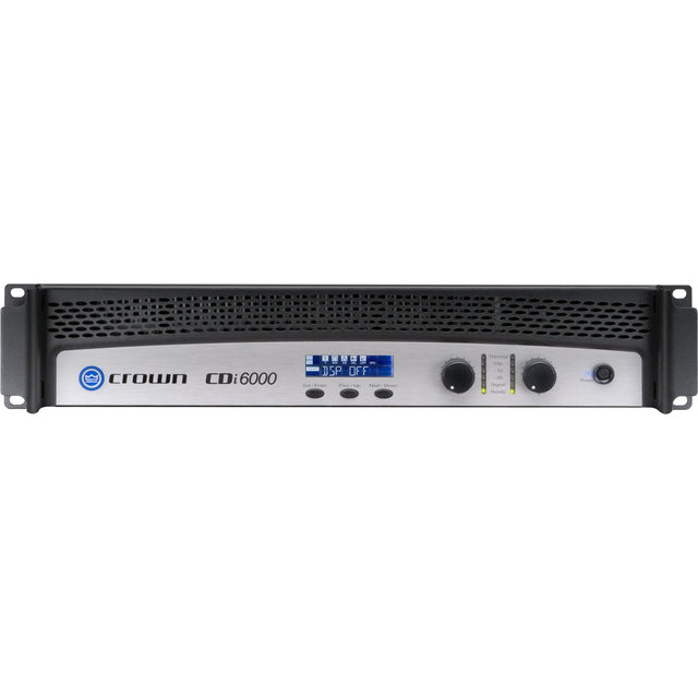 Crown CDi 6000 Amplifier - 4200 W RMS - 2 Channel - Black – Wamatek