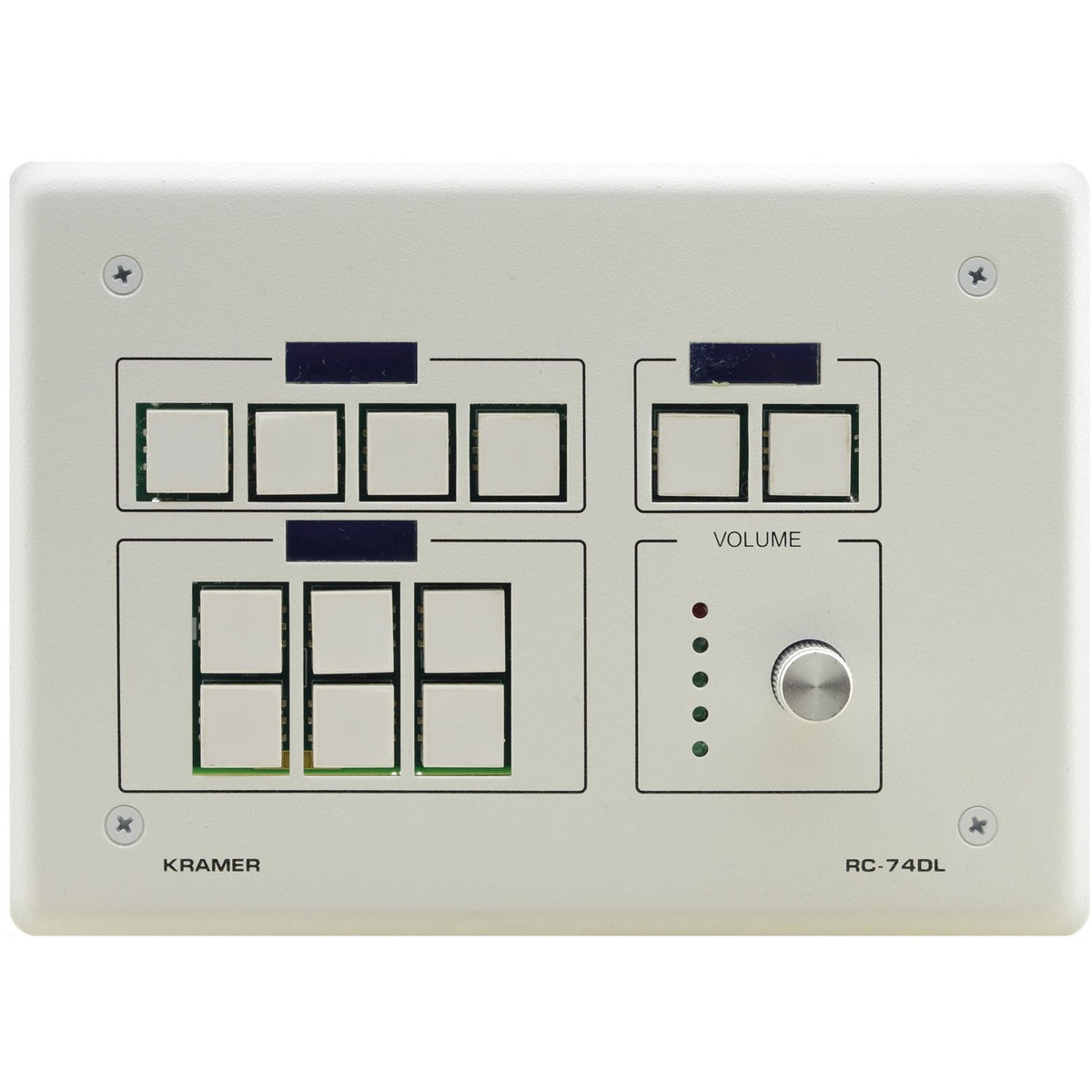 Kramer 12-button Ethernet and KNET Control Keypad with Knob and Displa ...