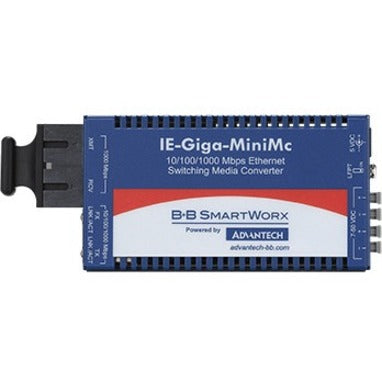 Advantech Industrial Grade 10/100/1000 Mbps Miniature Media Converter ...