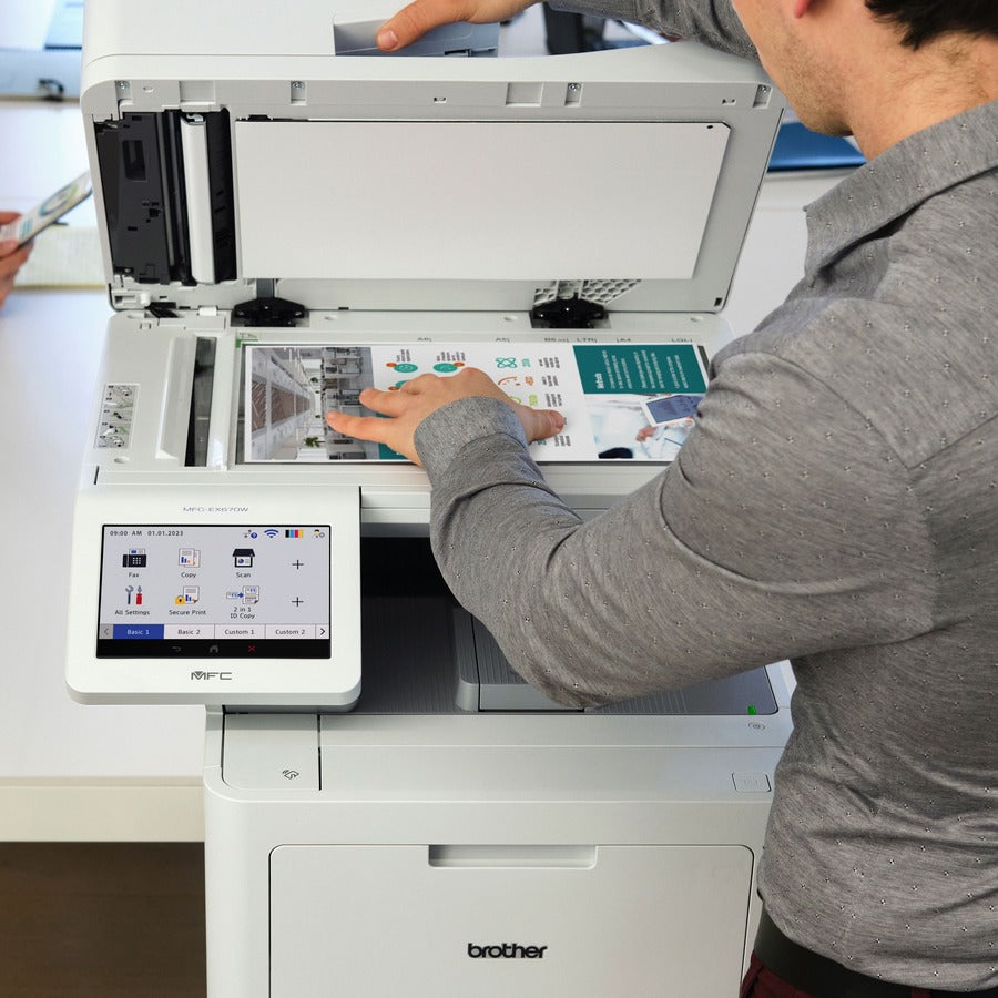 Brother Workhorse MFC-EX670W Enterprise Color Laser All-in-One Printer ...