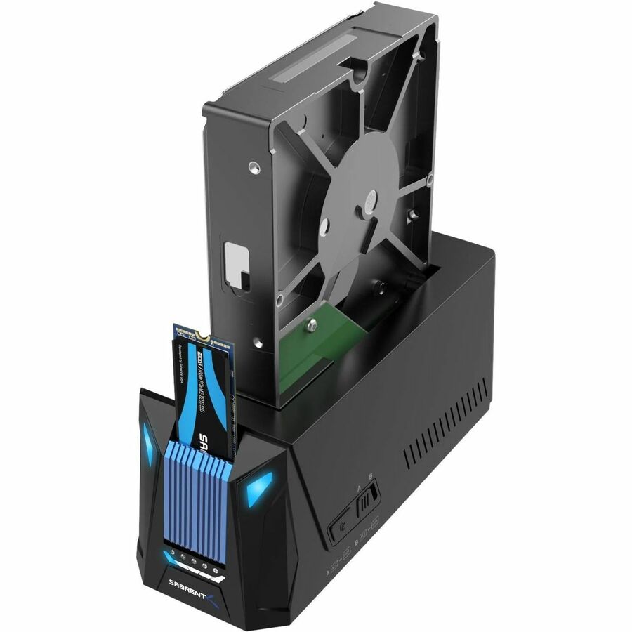 Sabrent Drive Dock for 3.5" , 2.5" PCI Express NVMe, SATA - USB 3.2 (G ...