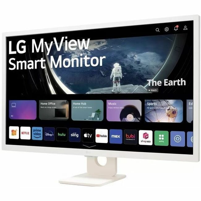 LG MyView 32SR53FS-W 32" Class Full HD Smart LCD Monitor - 16:9 - Whit ...