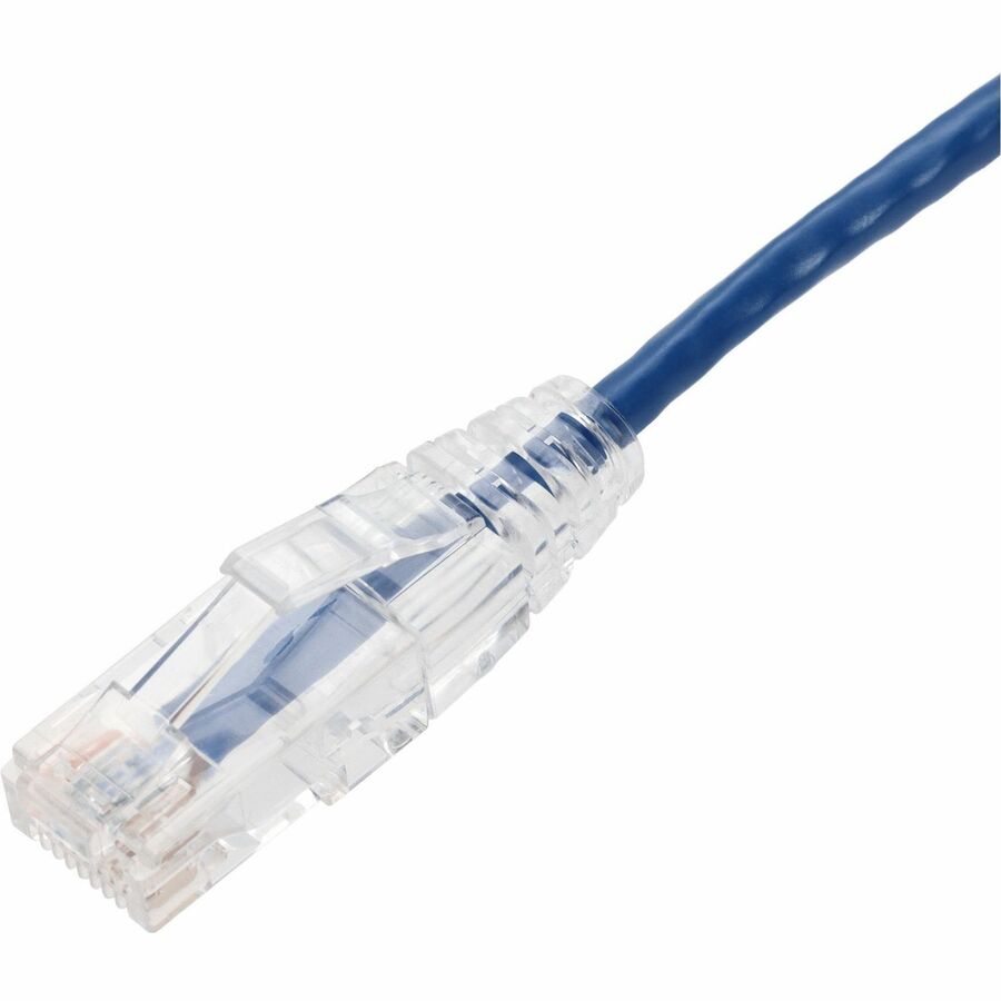 AddOn 16ft Blue CAT 6 PVC Ethernet Cable Snagless Clear-Claw RJ-45 M/M ...