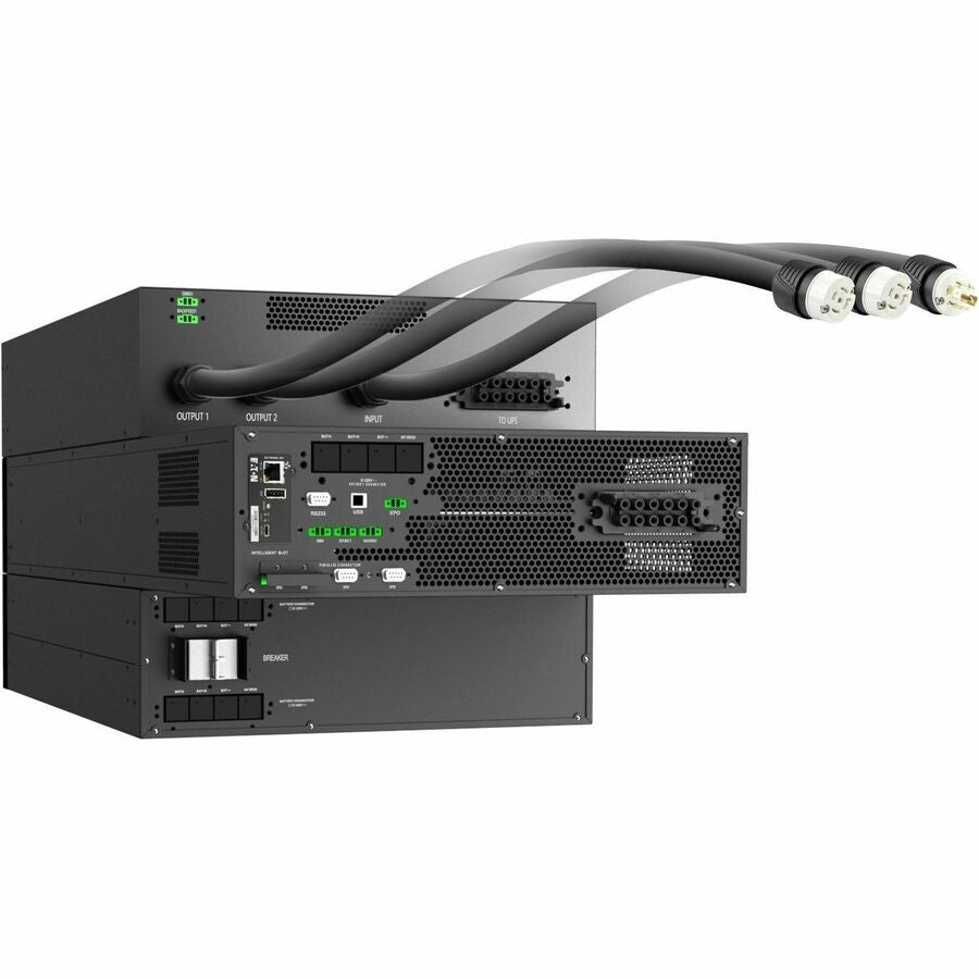 Eaton 15kW 208V 3-PH UPS hardwired input and output, and Network-M3 ca ...