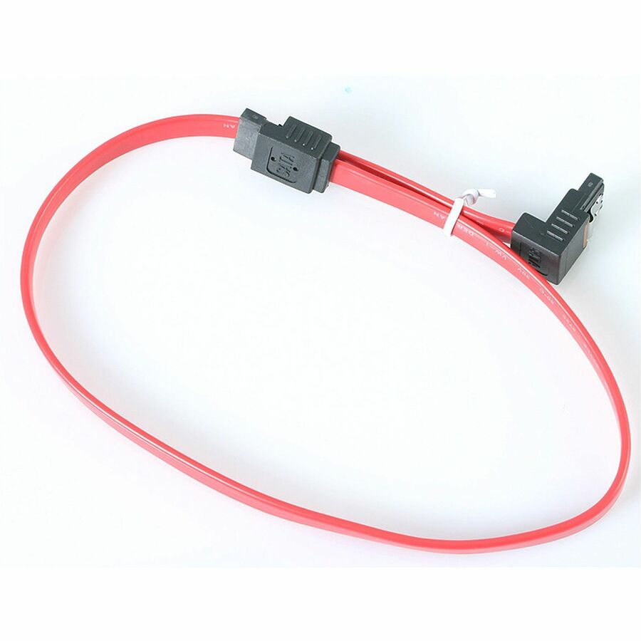StarTech.com 18in Latching SATA to Right Angle SATA Serial ATA Cable ...